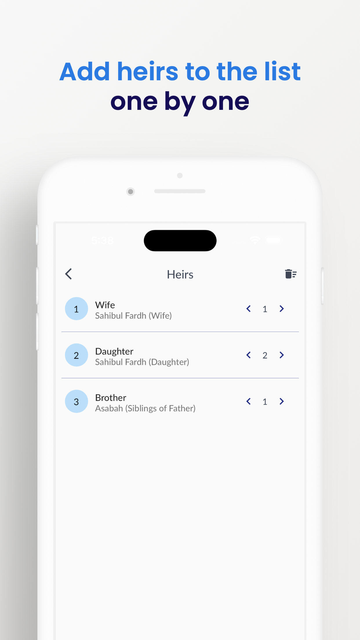 Faraid Calculator - Islamic Inheritance Law Calculator